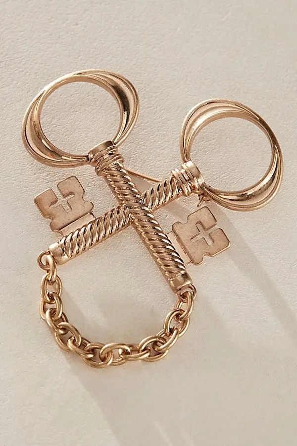 Free People Unlock Your Love Pin - Gold