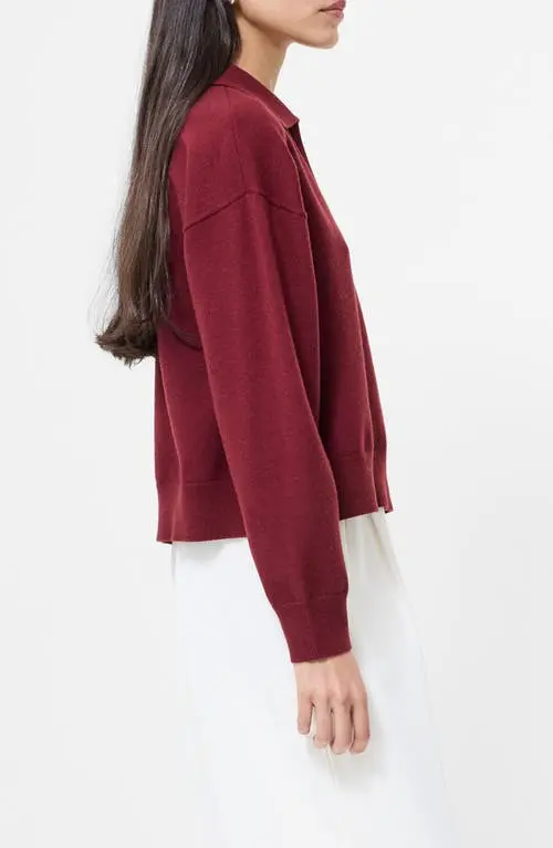 French Connection Sloane Johnny Collar Pullover
