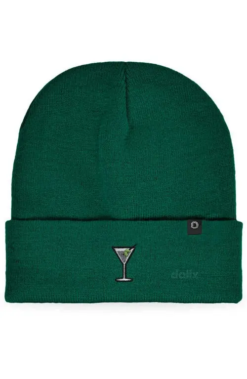 DALIX Martini Beanie Cap - Green