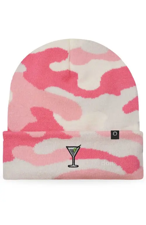 DALIX Martini Beanie Cap - Pink Camo