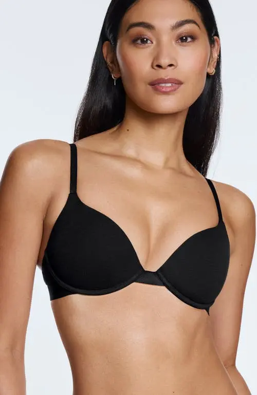Pepper Supima® Cotton Lift Up Bra - Black