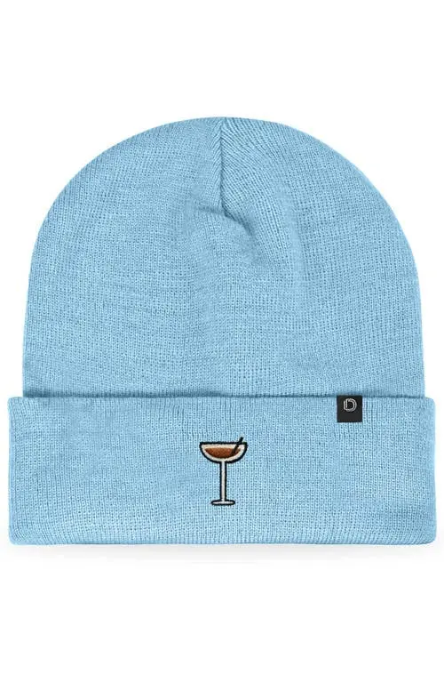 DALIX Espresso Martini Beanie Cap - Baby Blue