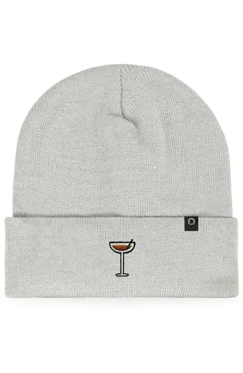 DALIX Knit Beanie Cap - Light Gray