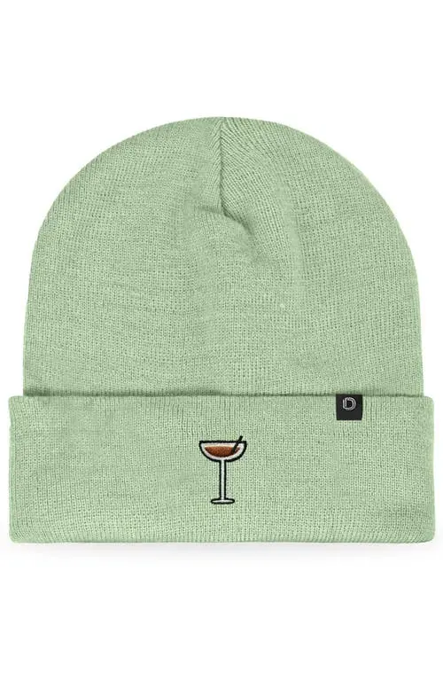 DALIX Knit Beanie Cap - Light Green