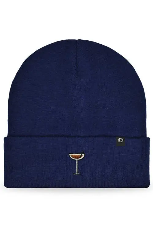 DALIX Knit Beanie Cap - Navy Blue