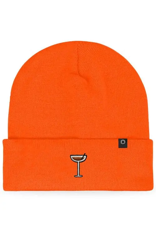 DALIX Knit Beanie Cap - Neon Orange