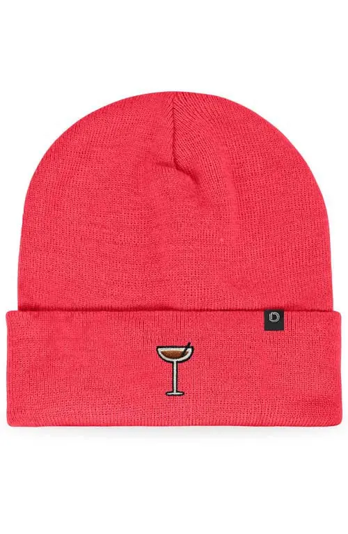 DALIX Espresso Martini Beanie Cap - Neon Pink