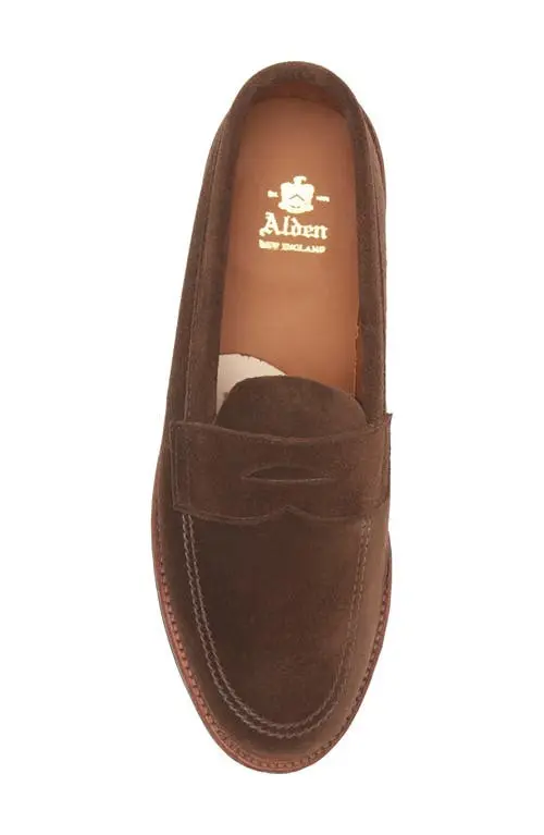 Alden Suede Penny Loafer