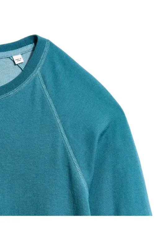 Billy Reid Long Sleeve Cotton & Modal Crewneck T-shirt