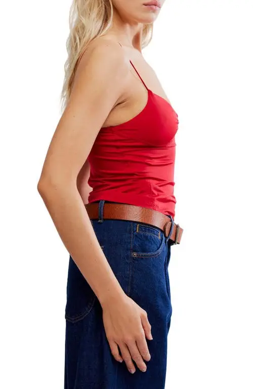 Free People Triangle Camisole - Deep Cherry