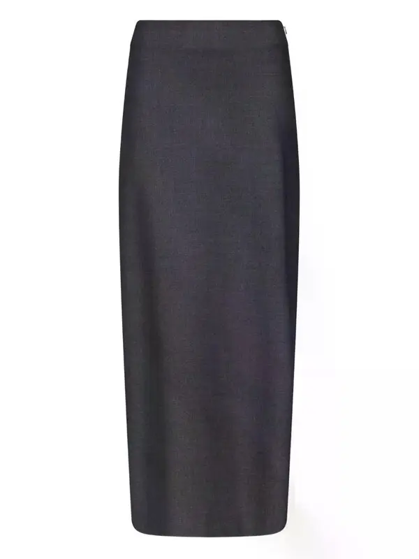 Loulou De Saison Back-vent Long Pencil Skirt