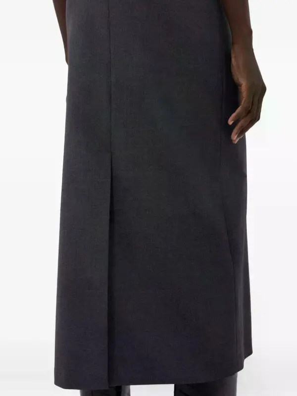 Loulou De Saison Back-vent Long Pencil Skirt