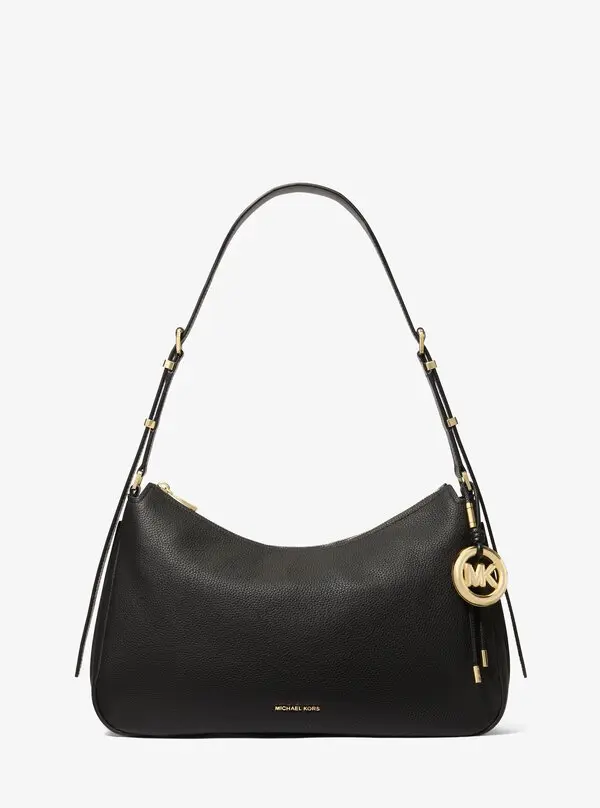 Michael Kors Nolita Medium Pebbled Leather Shoulder Bag