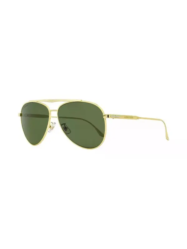 LONGINES Double-bridge Pilot-frame Sunglasses
