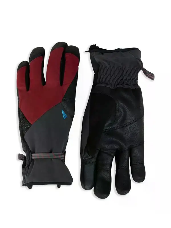 KLATTERMUSEN Embroidered-logo Performance Gloves - Black