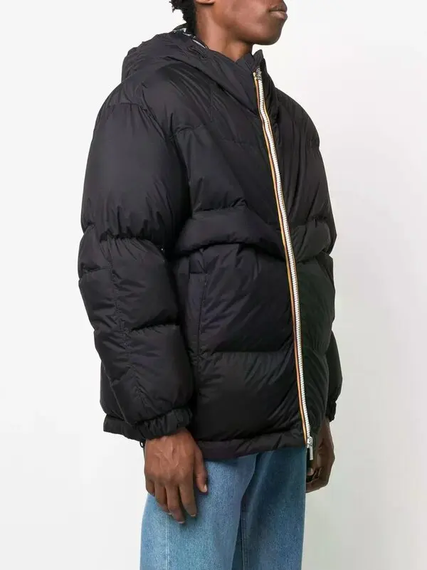 K-WAY Zip-up Padded Coat - Blue