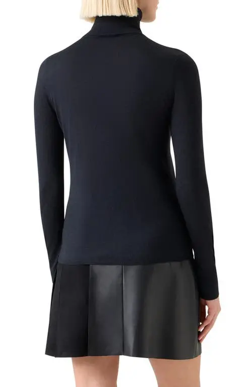 Akris Cashmere And Silk Turtleneck Sweater
