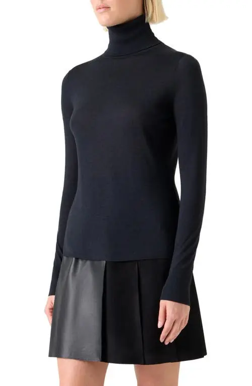 Akris Cashmere And Silk Turtleneck Sweater