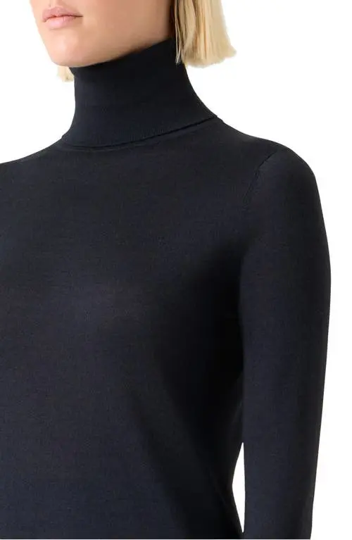 Akris Cashmere And Silk Turtleneck Sweater