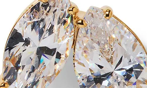 Nadri Everleigh Cubic Zirconia Stud Earrings - Gold