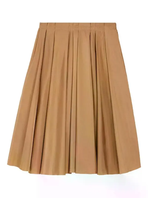 Ami Corolla Taffetas Midi Skirt