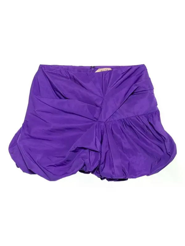 N°21 Bubble-hem Mini Skirt
