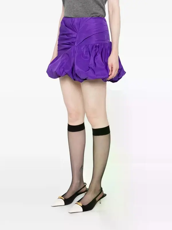 N°21 Bubble-hem Mini Skirt