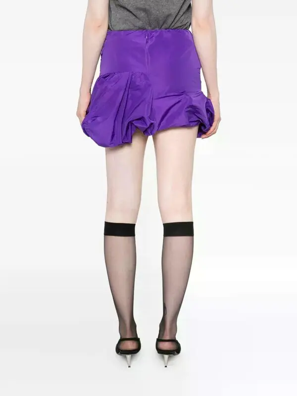 N°21 Bubble-hem Mini Skirt
