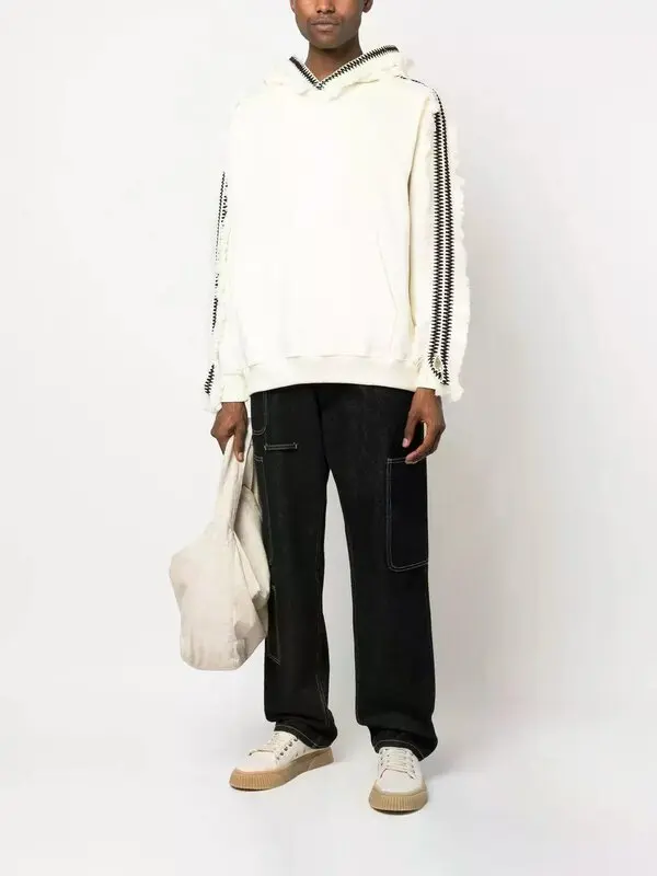 RITOS Embroidered Hoodie - Neutrals