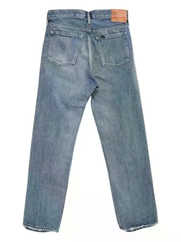 Chimala Distressed Straight-leg Jeans