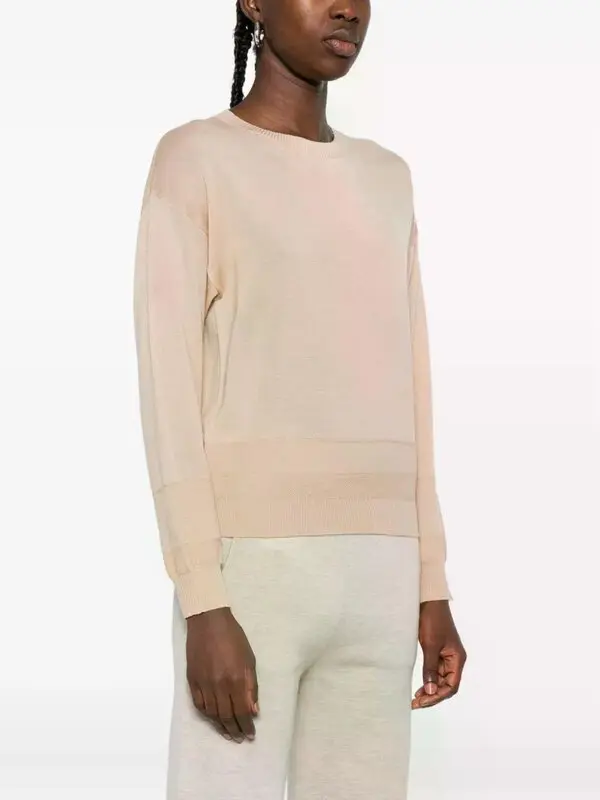Eleventy Round-neck Sweater - Neutrals