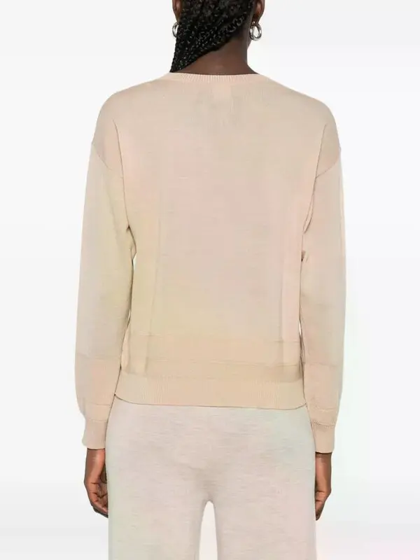 Eleventy Round-neck Sweater - Neutrals