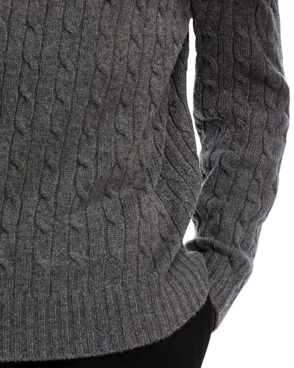 FRAME Cashmere Cable Crewneck Sweater