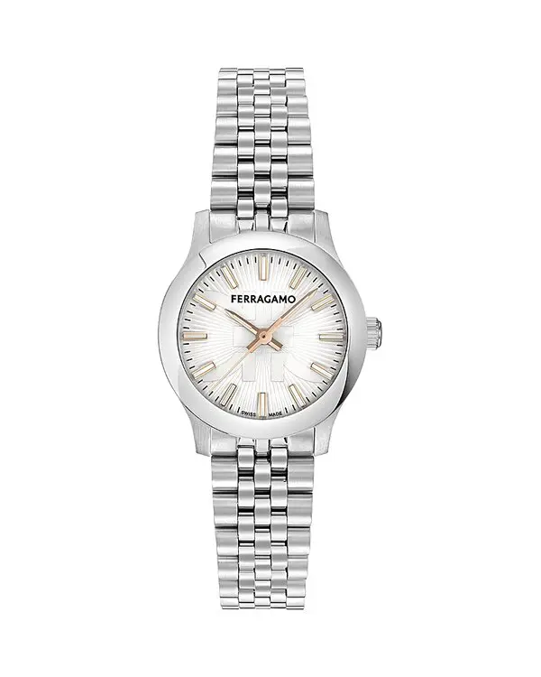 FERRAGAMO Duo Bracelet Watch - White/silver