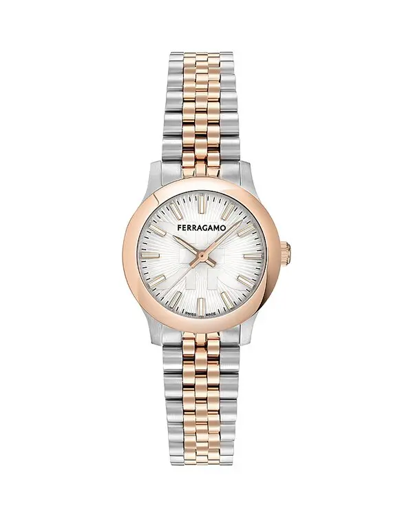 FERRAGAMO Duo Bracelet Watch - White/two Tone