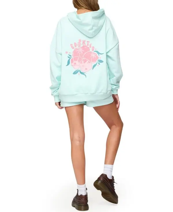 EDIKTED Beach Bloom Sweat Shorts