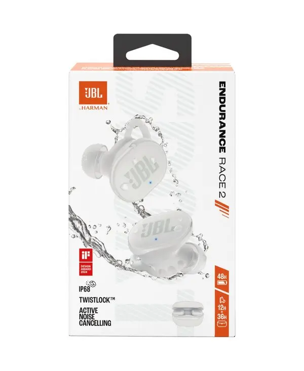 JBL True Wireless Active Earbuds - White