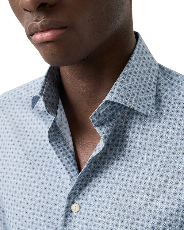 Eton Slim Fit Geometric Shirt