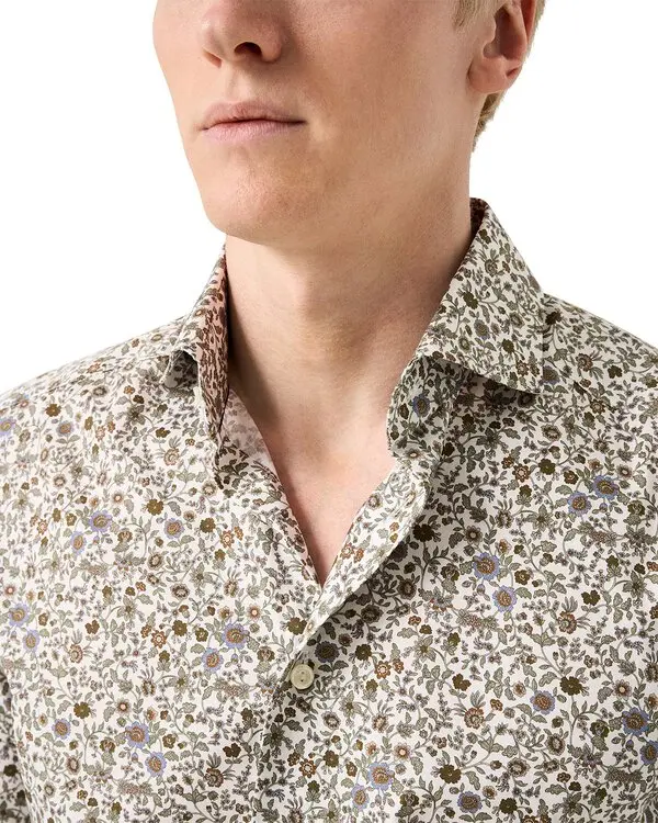 Eton Slim Fit Floral Shirt