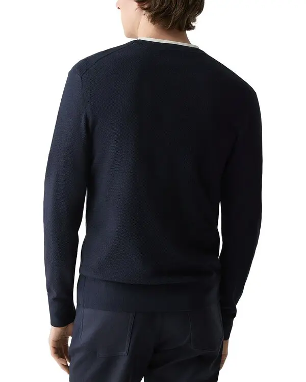 Theory Riland Crewneck Sweater - Baltic