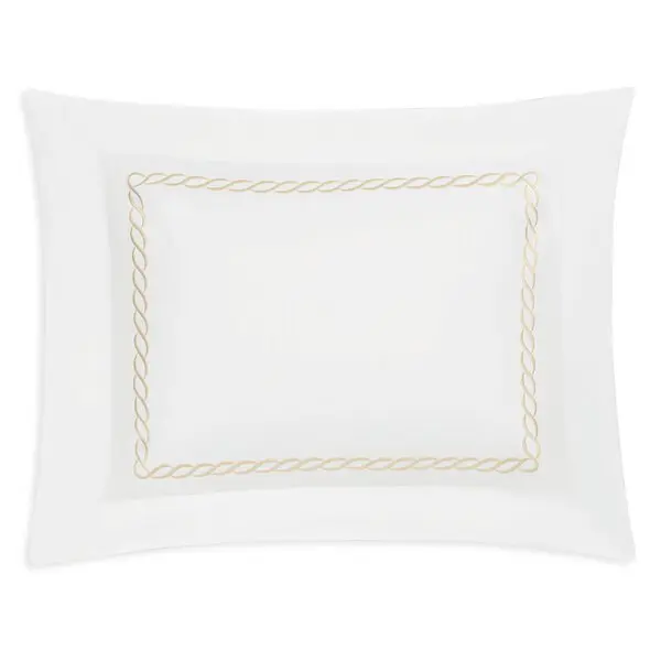 MATOUK Classic Chain Standard Sham - Ivory