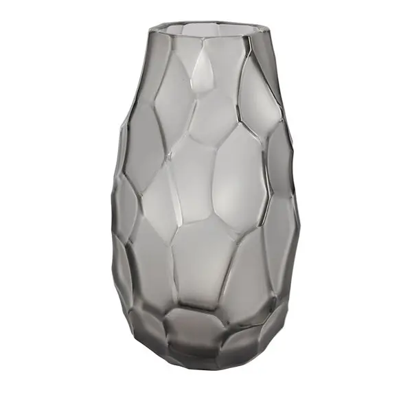 Lalique Silex Vase, Small - Grey