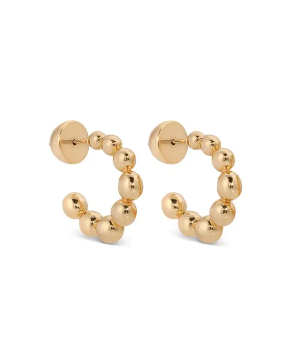 Ettika Bubble Huggie Hoop Earrings - Gold