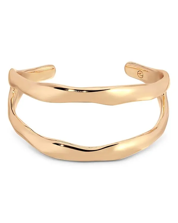 Ettika Double Open Cuff Bracelet - Gold