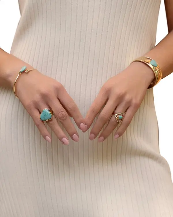 Ettika Solstice Ring - Turquoise