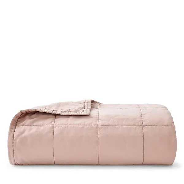 CHRISTY Laundered Cotton Bedspread, Full/queen - Pink