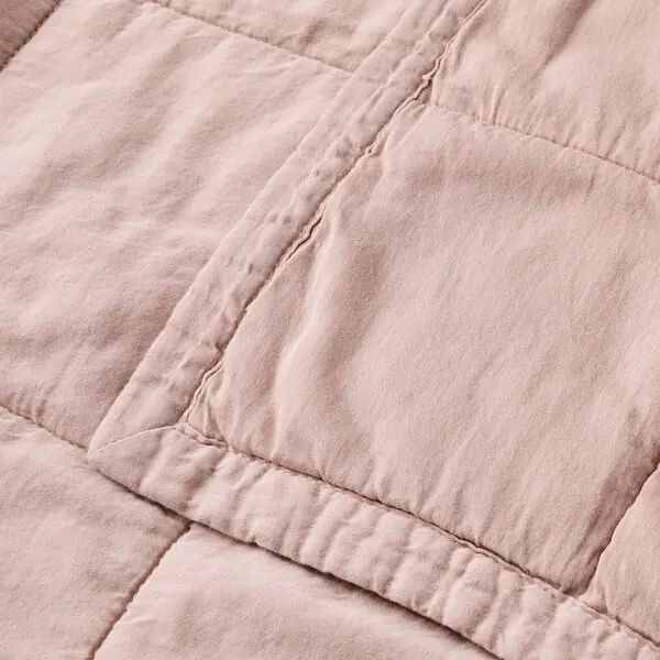 CHRISTY Laundered Cotton Bedspread, Full/queen - Pink