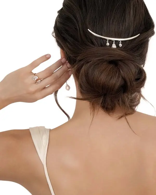 Ettika Imitation Pearl Mermaid Barrette