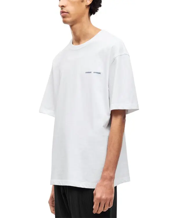 SAMSØE SAMSØE Samse Samse Saflorian Graphic Tee - White