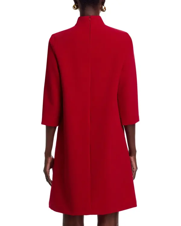 Caroline Rose Taylor Dress - Deep Red